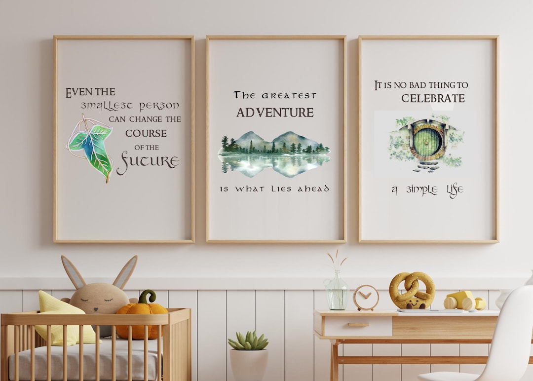 JRR Tolkien Quote Prints, Nursery Decor (digital Download) - Etsy
