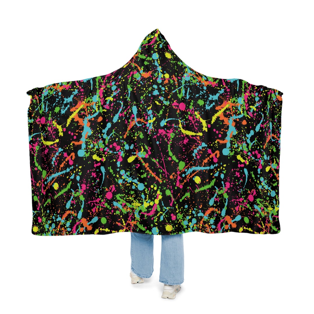 Eighties Retro Neon Splash Paint Splatter 80s 80's 90s - Etsy