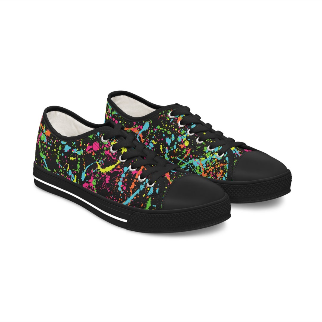 Eighties Retro Neon Splash Paint Splatter 80s 80's 90s - Etsy