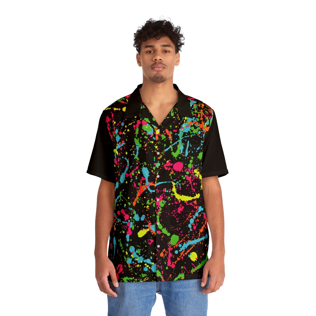 Eighties Retro Neon Splash Paint Splatter 80s 80's 90s - Etsy