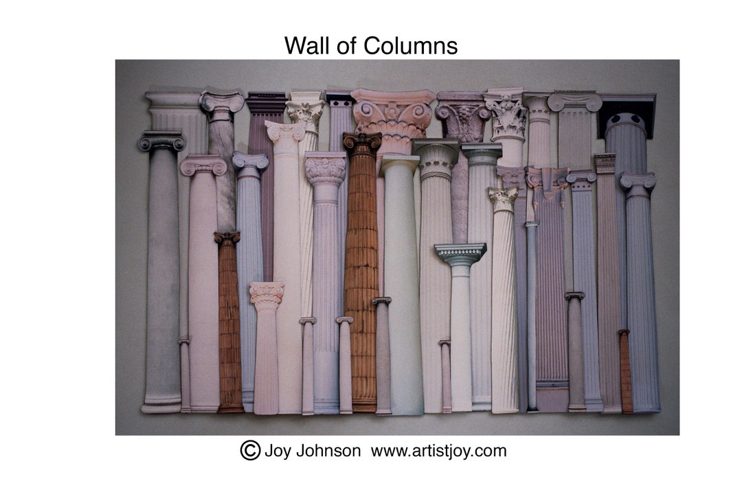 Title: Wall of Columns 4x6 Inch Art Print on Photo Paper - Etsy