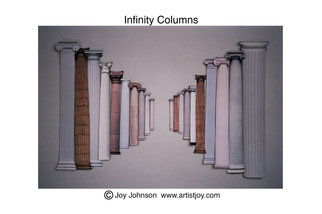 Title: Infinity Columns 8.5 X 11 Inch Art Print on Photo Paper. - Etsy