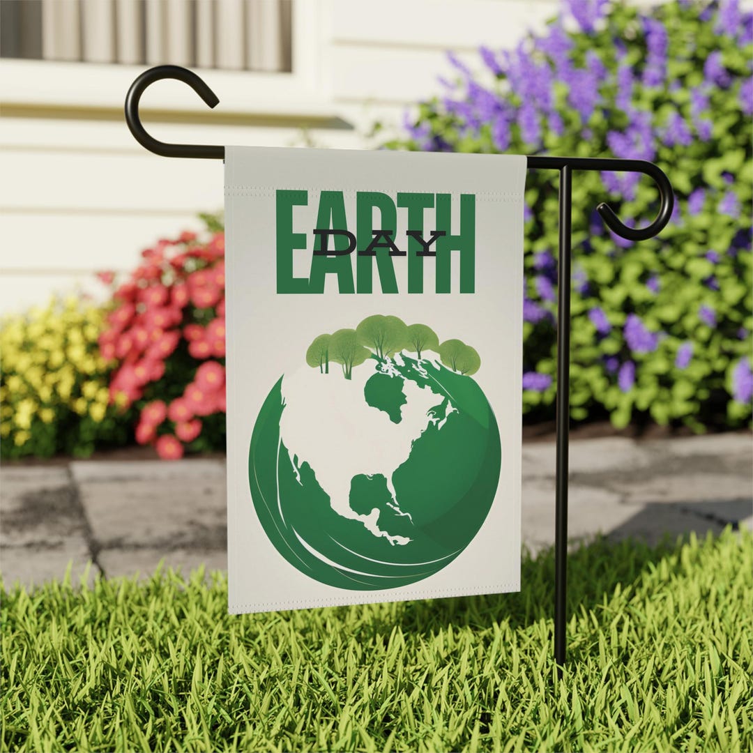 Earth Day Flag, Earth Day Garden Flag, Environmental Protection, Garden ...