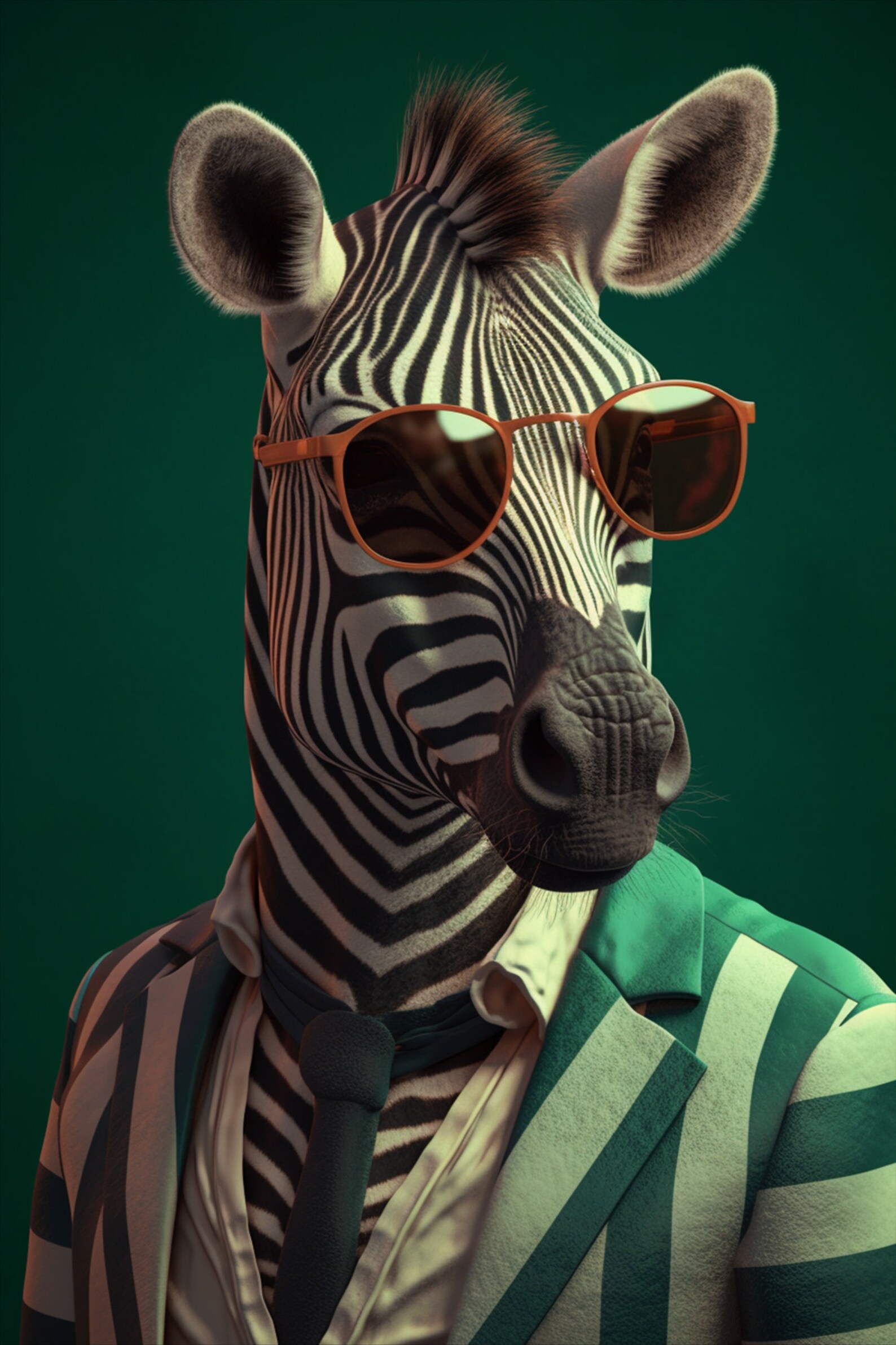 Zillionaire Zebra -high Quality Photo Prints, Wall Art, Animal Lover ...