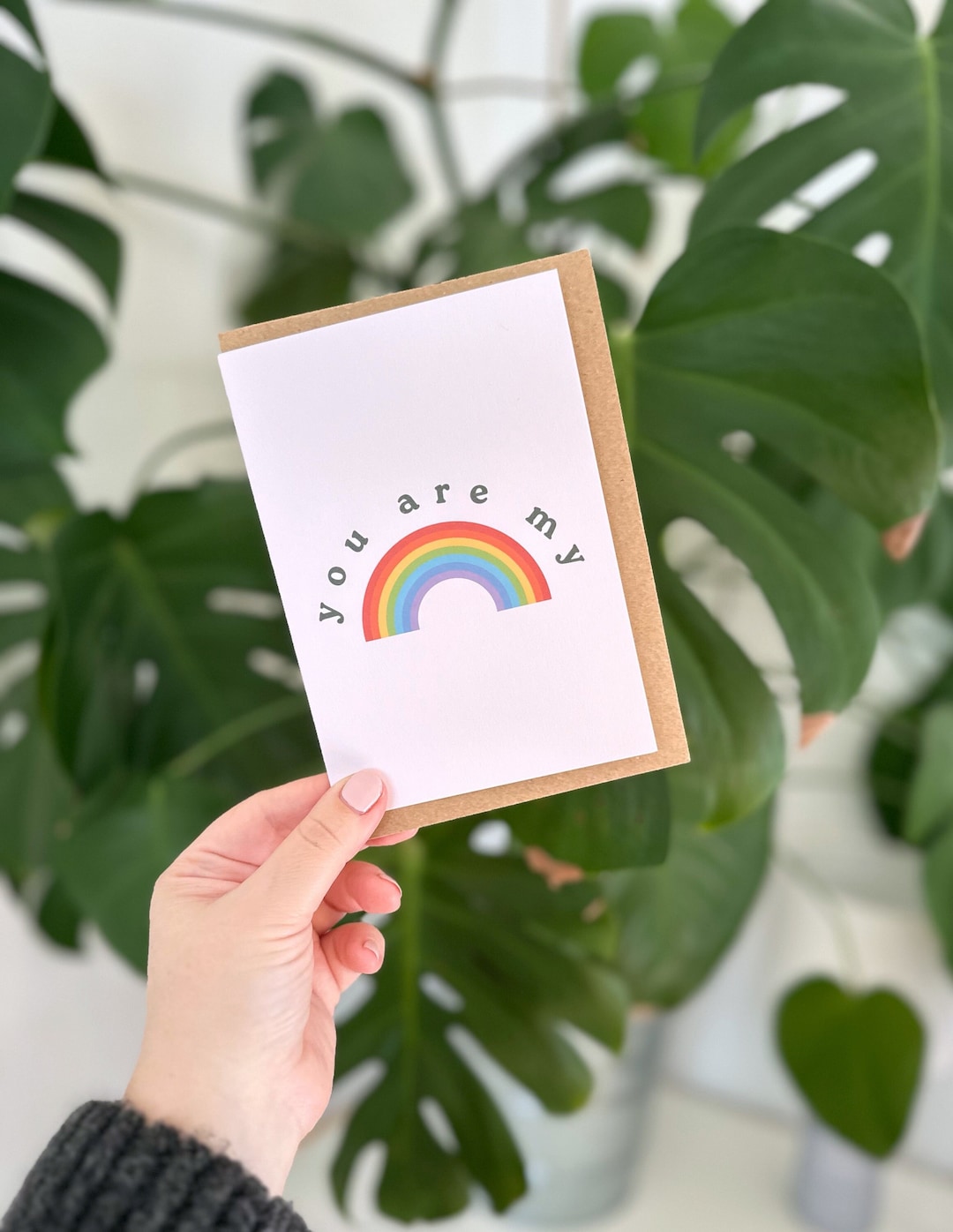 You Are My Rainbow - Greetings Card - Cute Love Card - Daughter Son ...