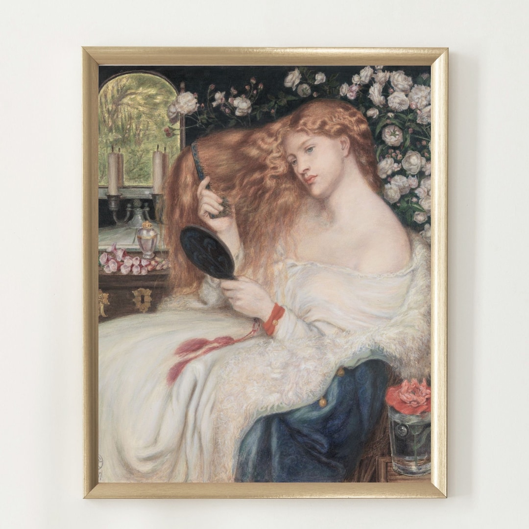 Lady Lilith Art Print: Dante Rossetti Pre-raphaelite Painting (digital ...