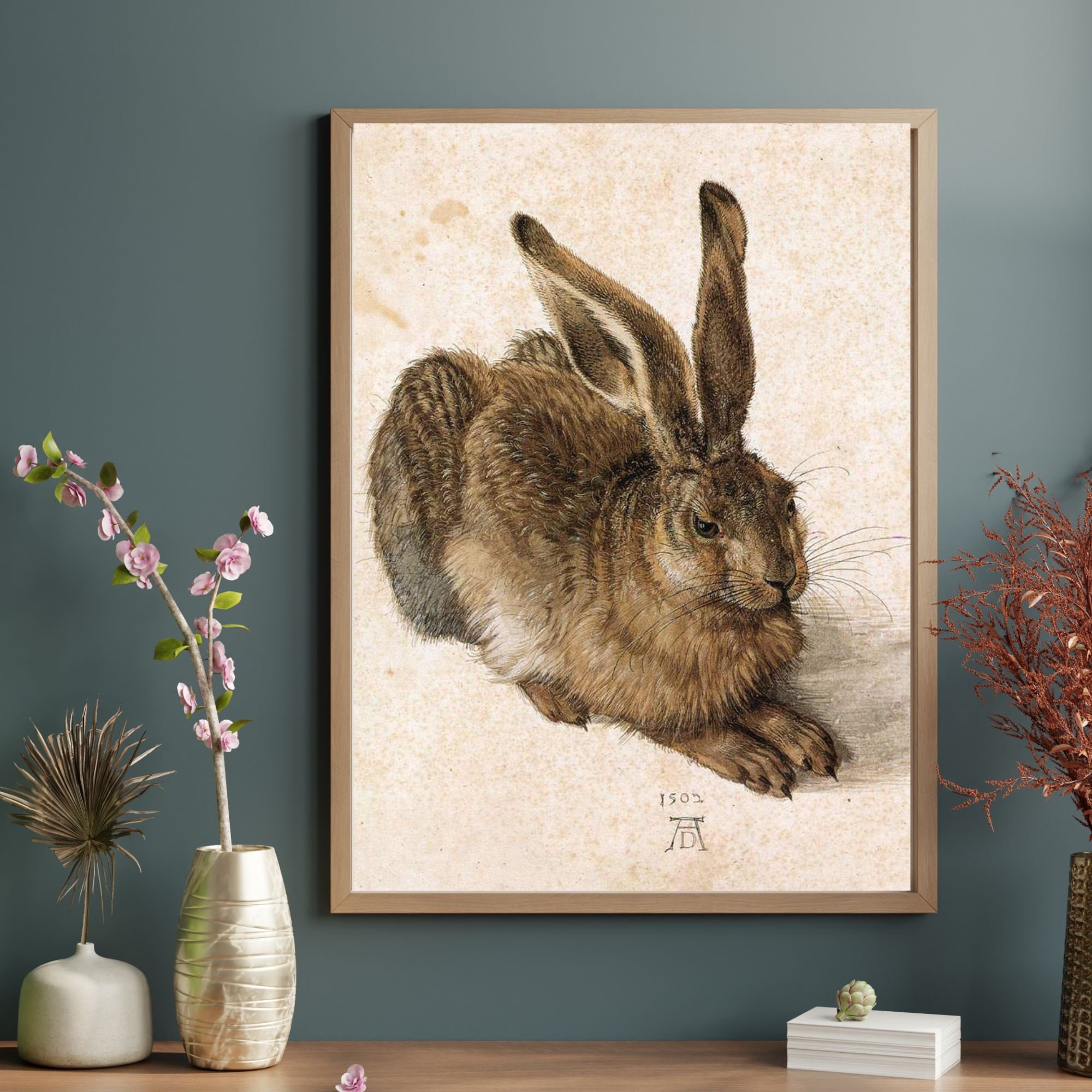 Albrecht Durer - Young Hare (1502) - Classic Painting Photo Poster ...