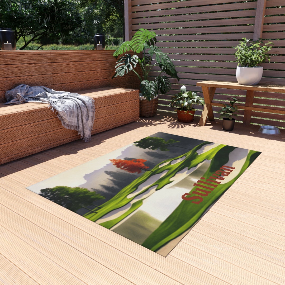 Personalized Outdoor Rug, Golf Outdoor Rug, Golf Door Mat, Unique ...