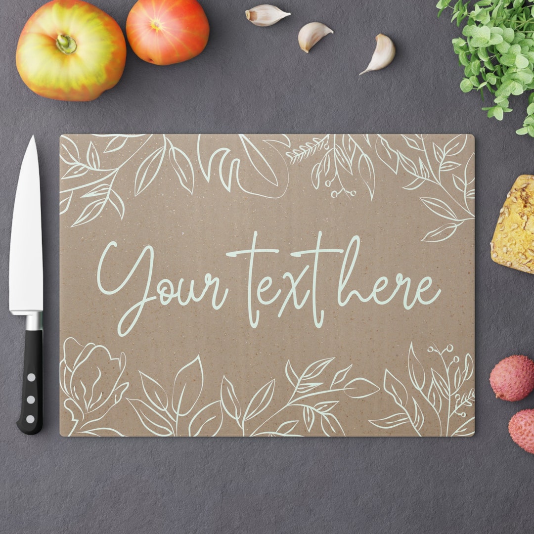 Personalized Cutting Board, Modern Cutting Board, Custom Name Gift ...