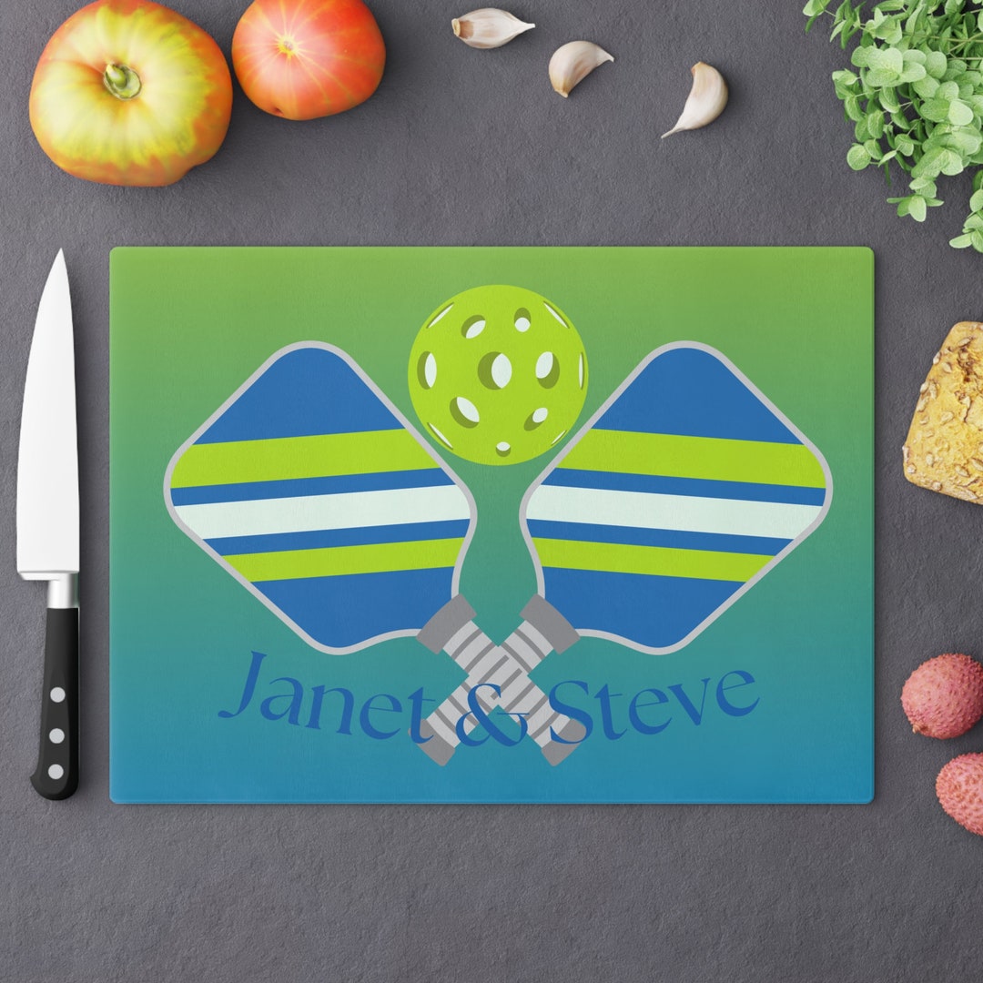 Personalized Cutting Board, Pickleball Cutting Board, Custom Name Gift ...