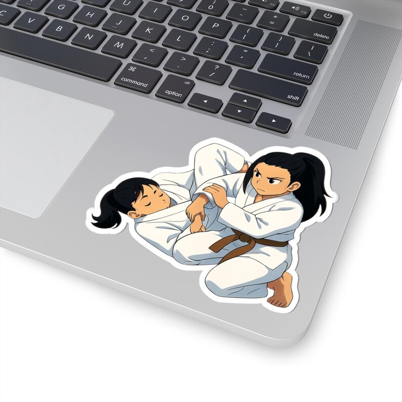Judo Jiujitsu MMA Girls Kiss-cut Stickers - Fun Bumper Decals, Laptop ...