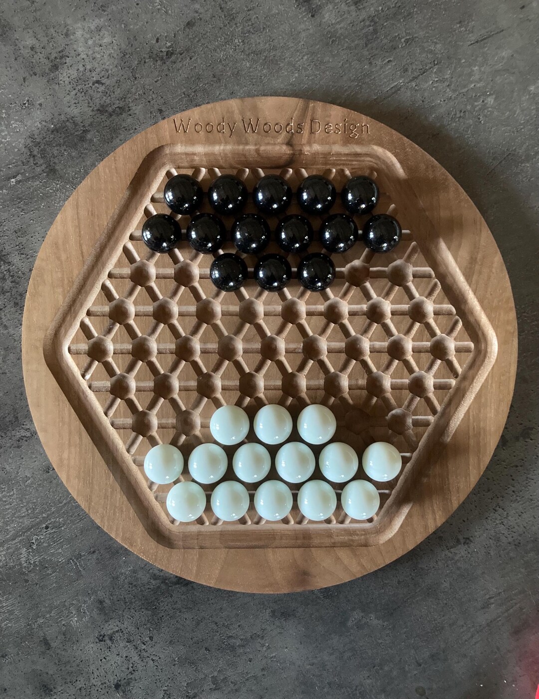 ABALONE Game handcrafted, Made in France, Wood: Walnut, Large Format ...