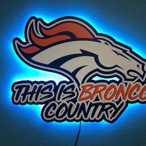 Broncos Sign - Etsy