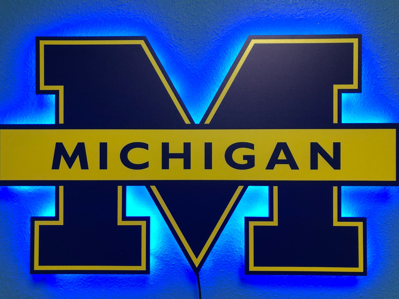 Color Changing Michigan State Sign Wolverines Birthday Gift - Etsy