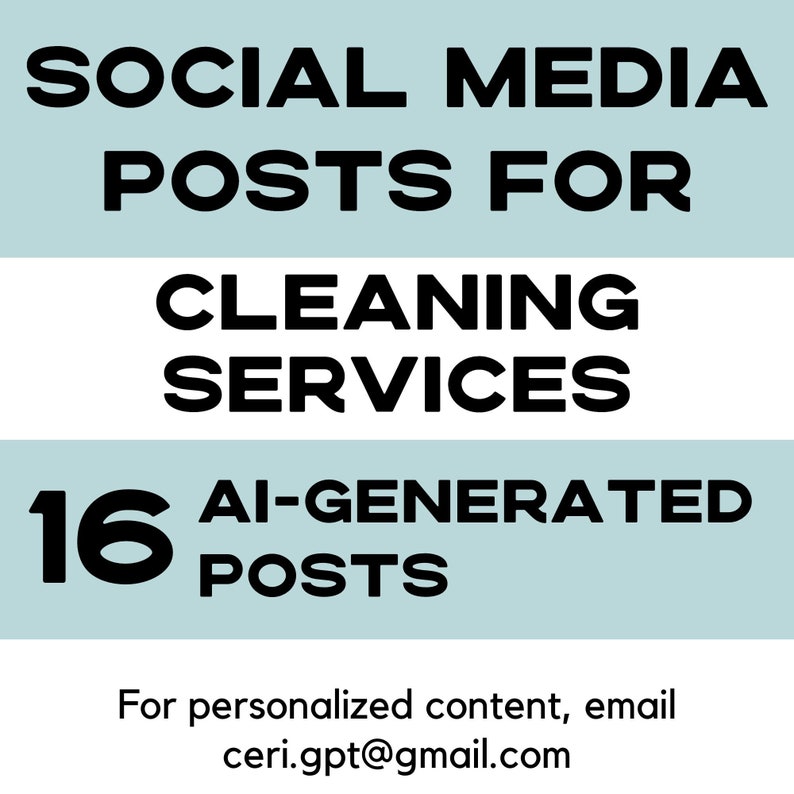 16 Tidy-up Social Media Posts for Cleaning Services - Etsy