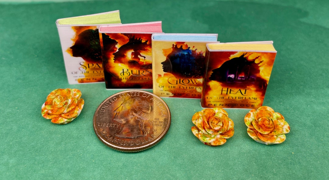 The Kindred's Curse Saga 4 Book Series Mini Books, Scale 1:12, Mini ...