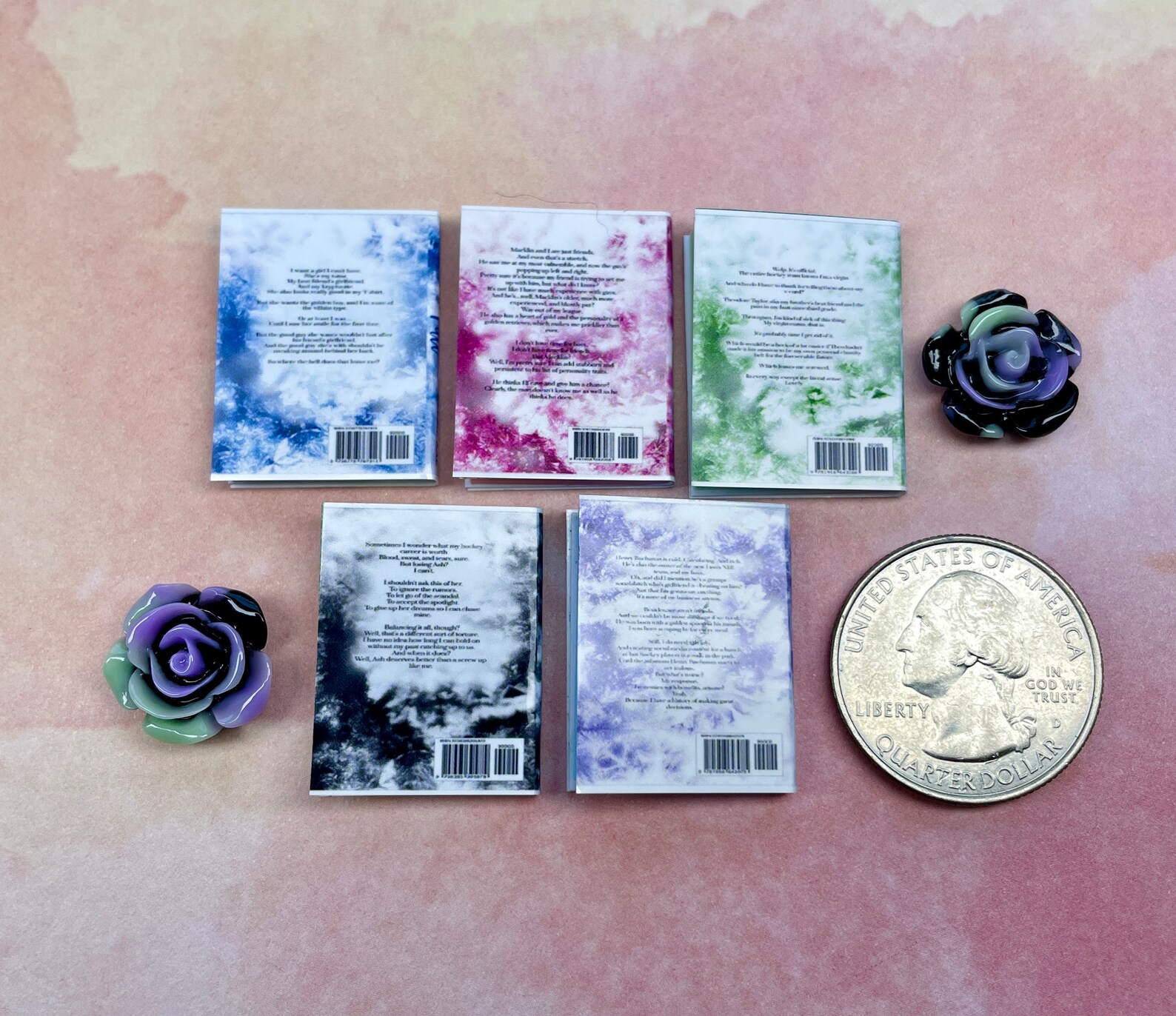 Don't Let Me Series by Kelsie Rae Mini Books, 5 Mini Books, Scale 1:12 ...