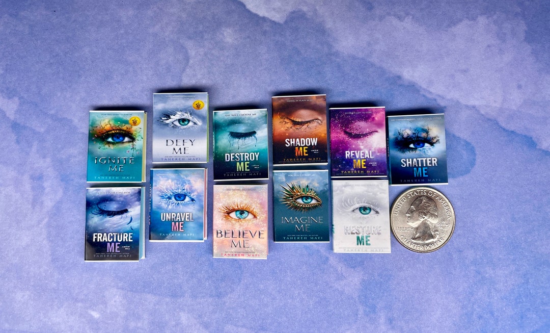 Shatter Me Series by Tahereh Mafe, 11 Miniature Books, Shatter Me ...