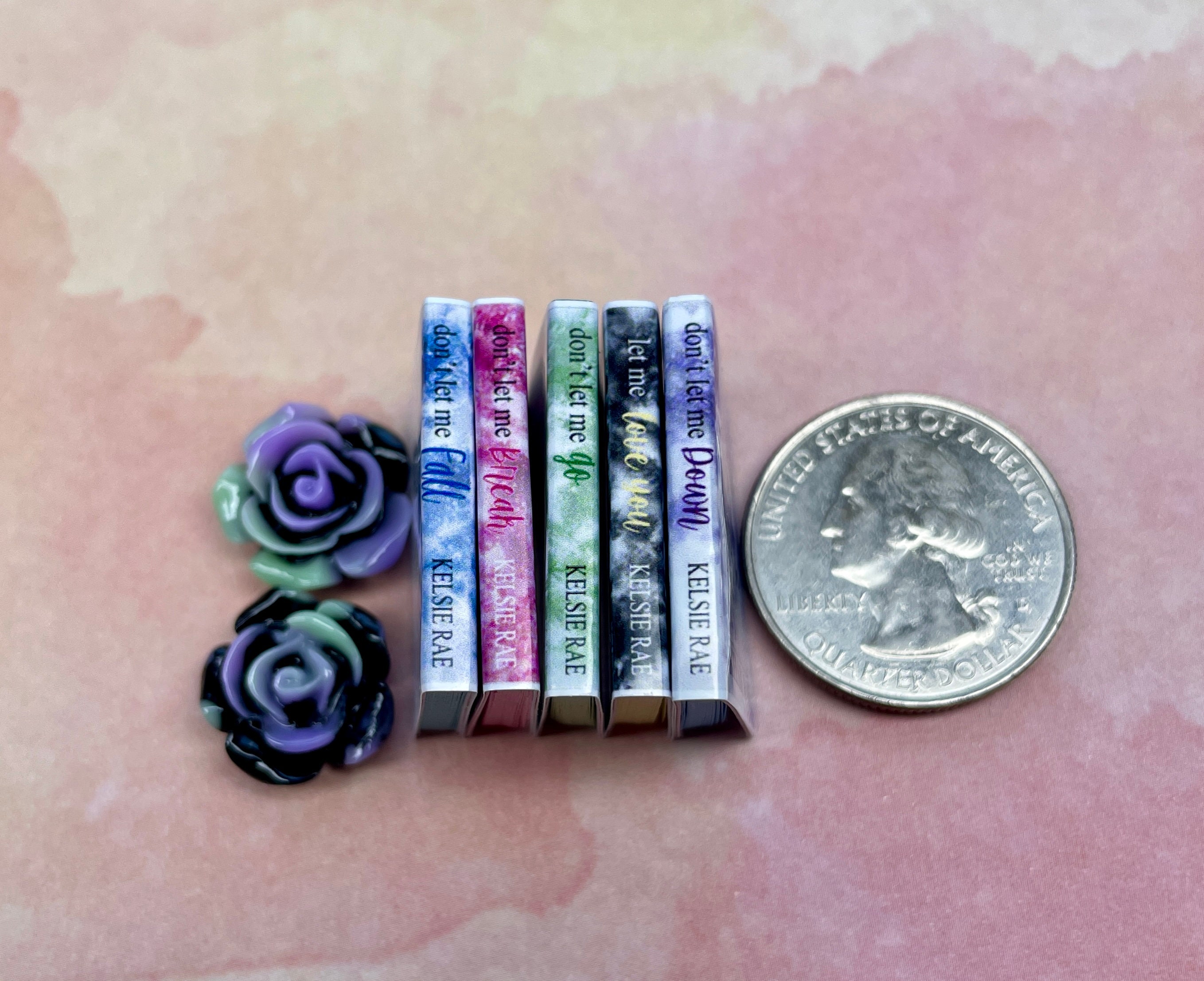 Don't Let Me Series by Kelsie Rae Mini Books, 5 Mini Books, Scale 1:12 ...