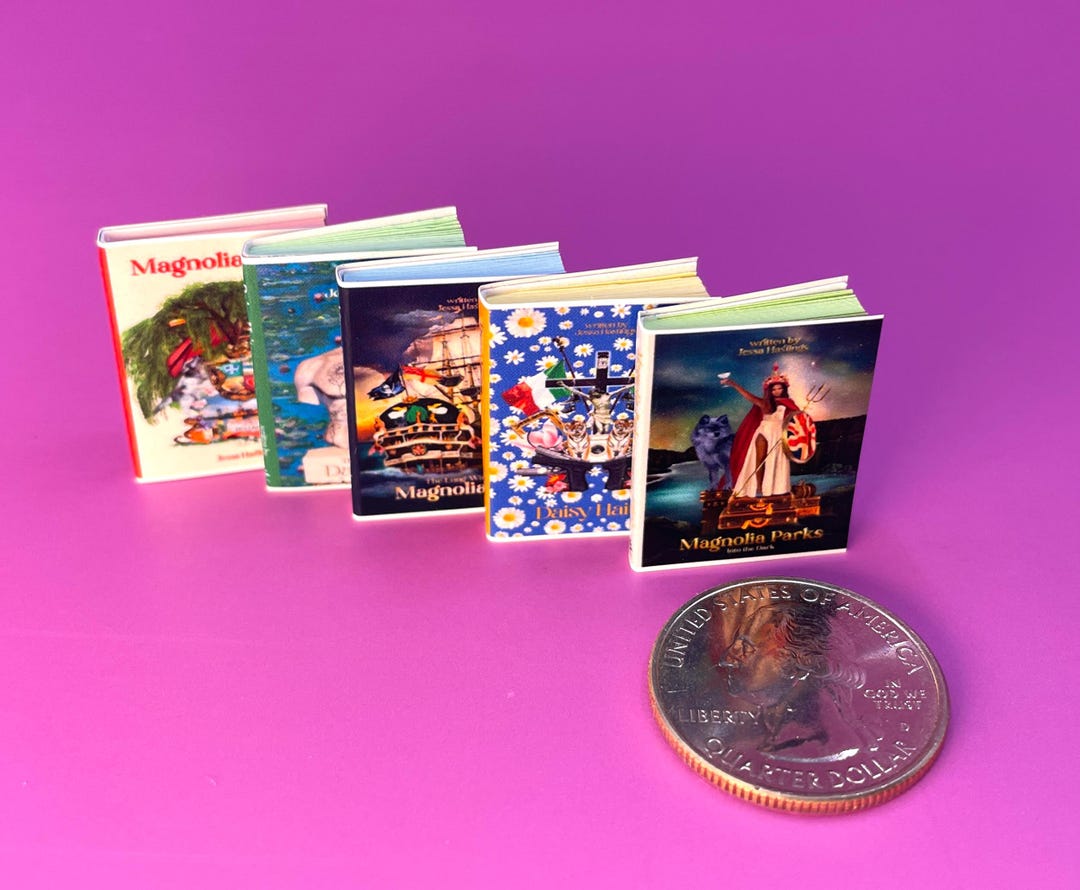 Magnolia Parks Universe Mini Book Series, 5 Mini Books, Scale 1:12 ...