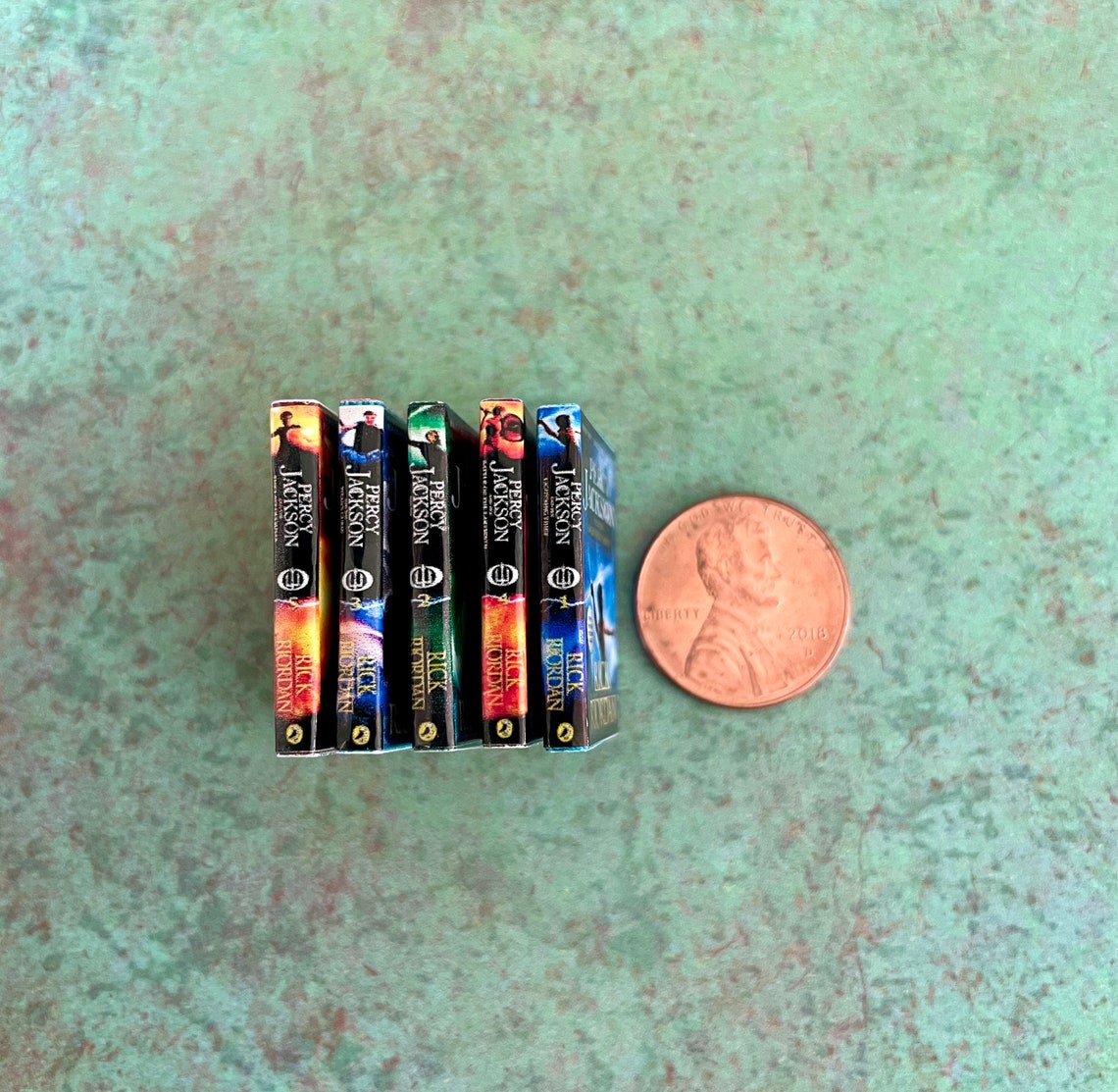 Percy Jackson Book Series, 5 Mini Books, Scale 1:12, Miniature Books - Etsy