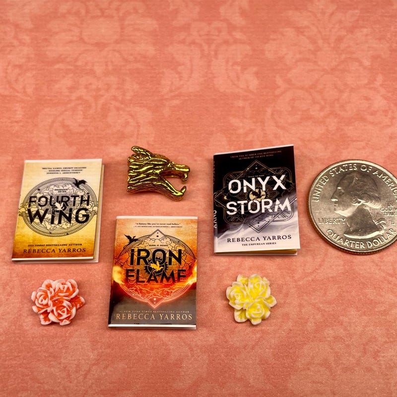 Fourth Wing Book Cover - Etsy