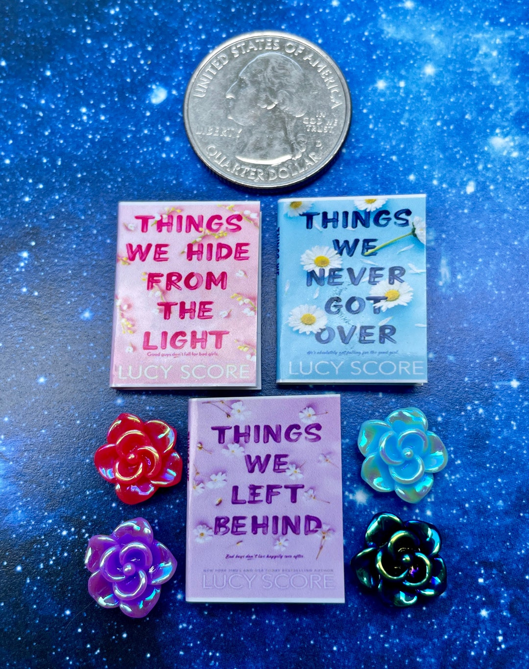 Knockemout Series by Lucy Score, Mini Books, 3 Mini Books, Scale 1:12 ...