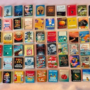 Miniature Popular Books, 1:12 Scale Dollhouse Books - Etsy