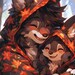 Furry Couple Commission Digital Painting Masterpiece Couple Fursona ...