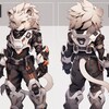 Cyberpunk Neon Furry Art: Cyberpunk Fursona Wall Art Home Decor Furry ...