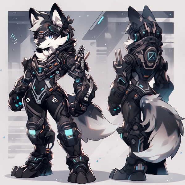 Protogen Plush - Etsy