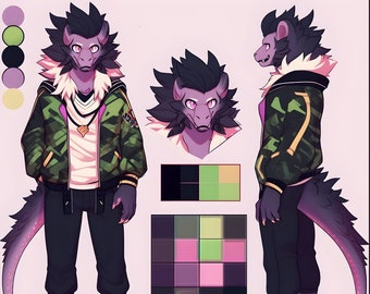 Fursona Adopt Limited Edition: Fursona Adoptable Collectable READ DESCRIPTION Only 10 Will Ever ...