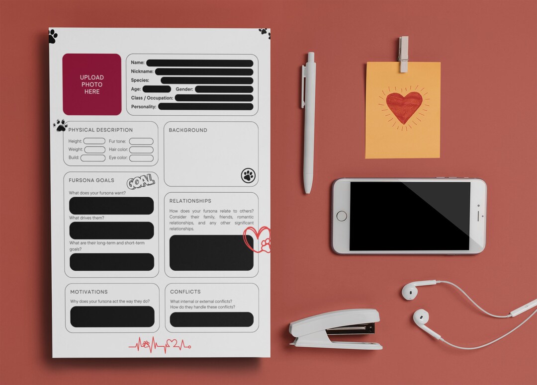 Furry Character Sheet ULTIMATE Furry Character Cheat Sheet Create High ...