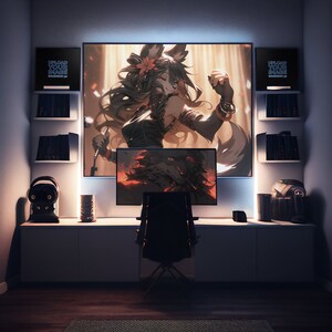 Furry Art Print: Fursona Dancing Print Furry Art Piece Anthro Home ...