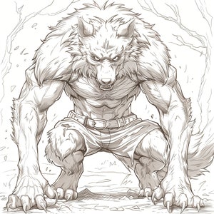 P2U Werewolf Base | Werewolf Female and Male Base for Base Fills ...