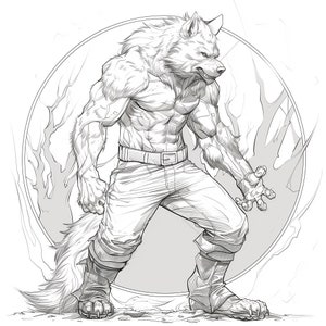 P2U Werewolf Base | Werewolf Female and Male Base for Base Fills ...