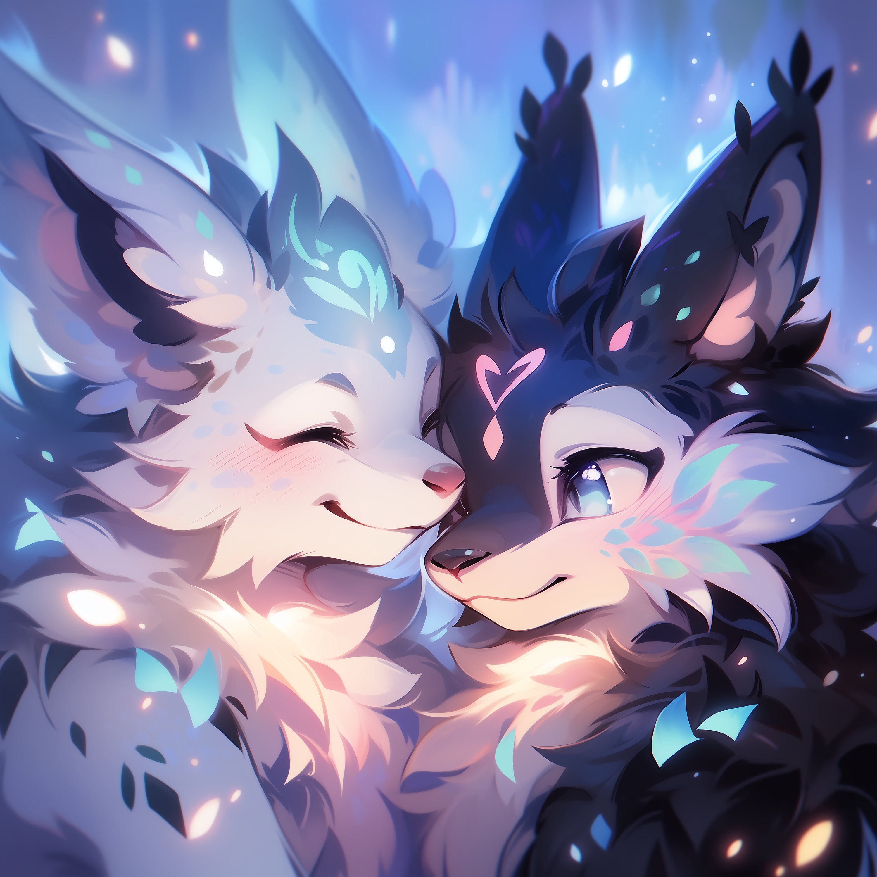 Obra De Arte Anthro Furry Fandom Lienzo For Sale Con La Obra «Lindo