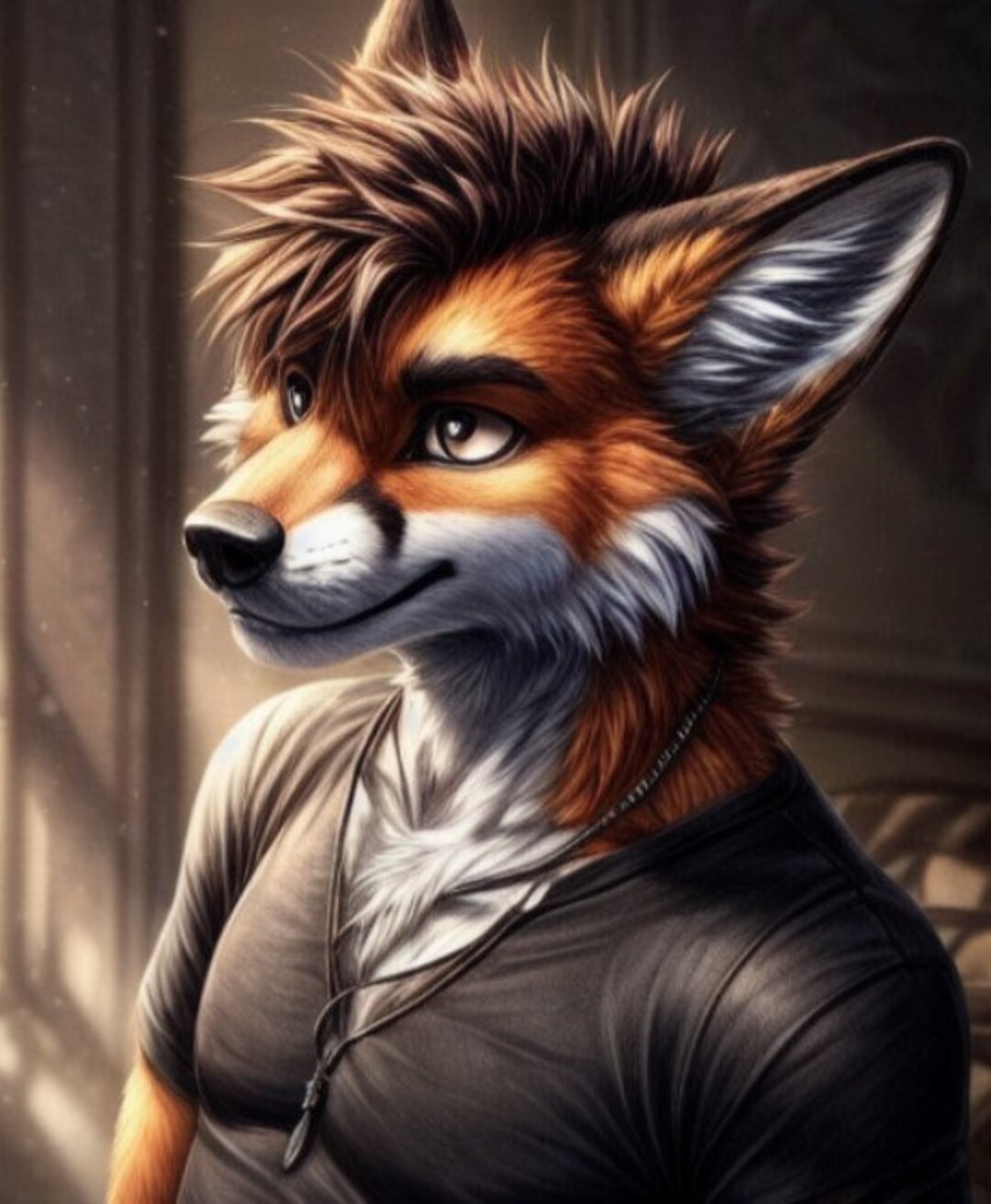 Realistic Furry Avatar | High Quality Fursona Headshot Commission ...