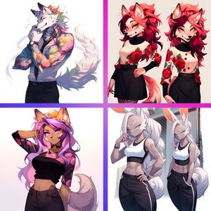 Custom Fursona Original Character: Custom Furry Art, Furry Art ...