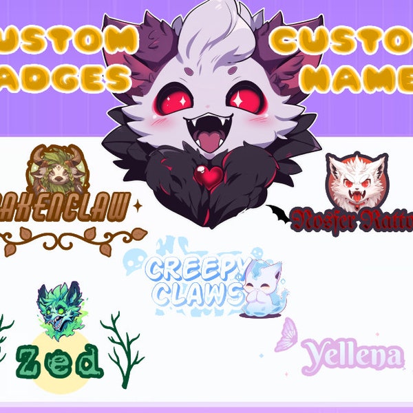 Furry Tags and Badges - Etsy