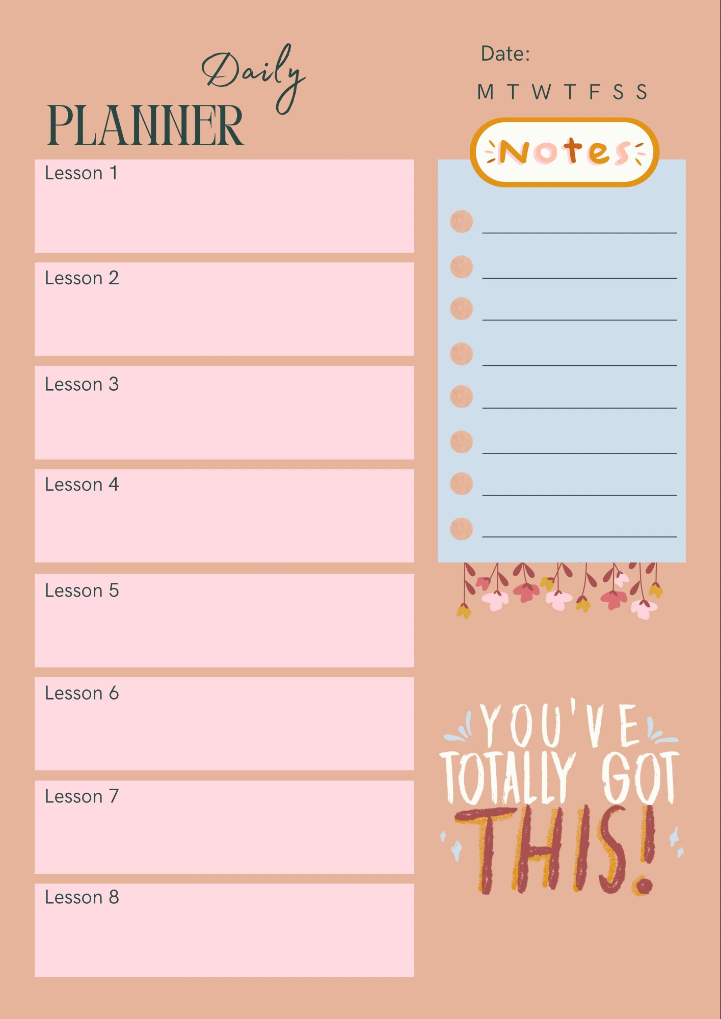 Daily Planner - Etsy