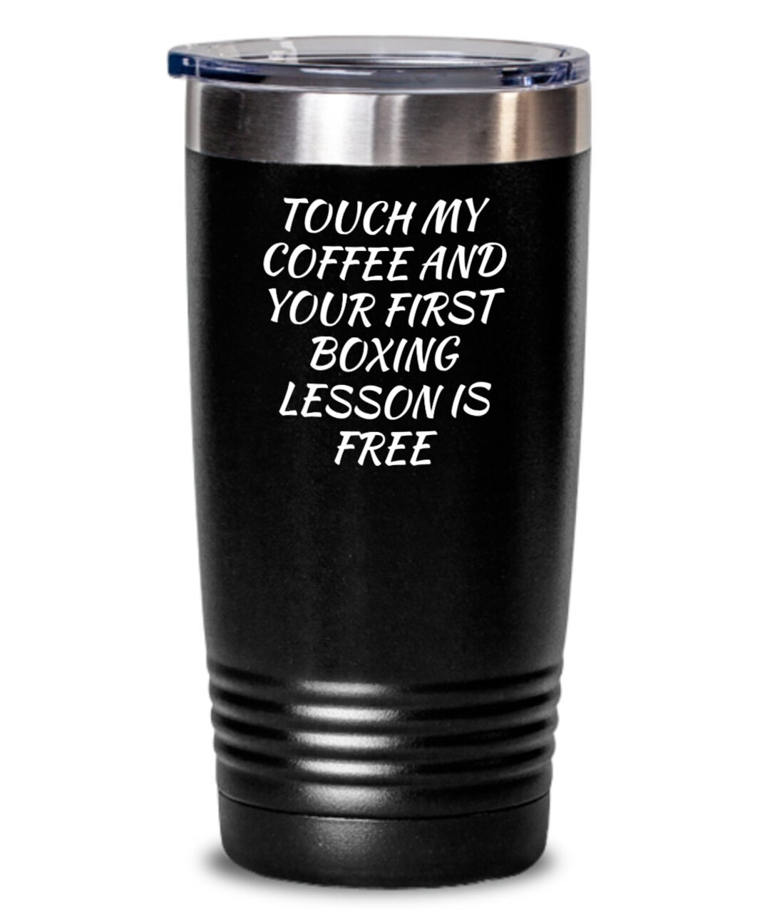 Boxing Tumbler, Gift Ideas for Boxing Student, Boxing Touch My Coffee ...