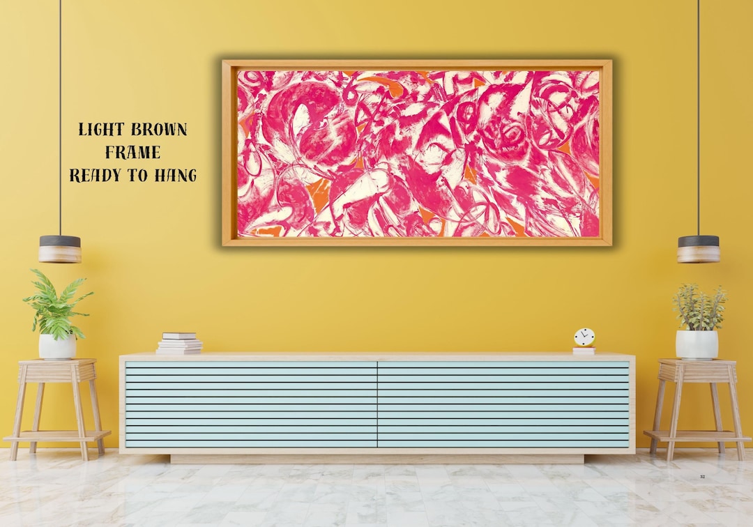 Lee Krasner Abstract Art Print, Combat Painting, Museum Quality Canvas ...
