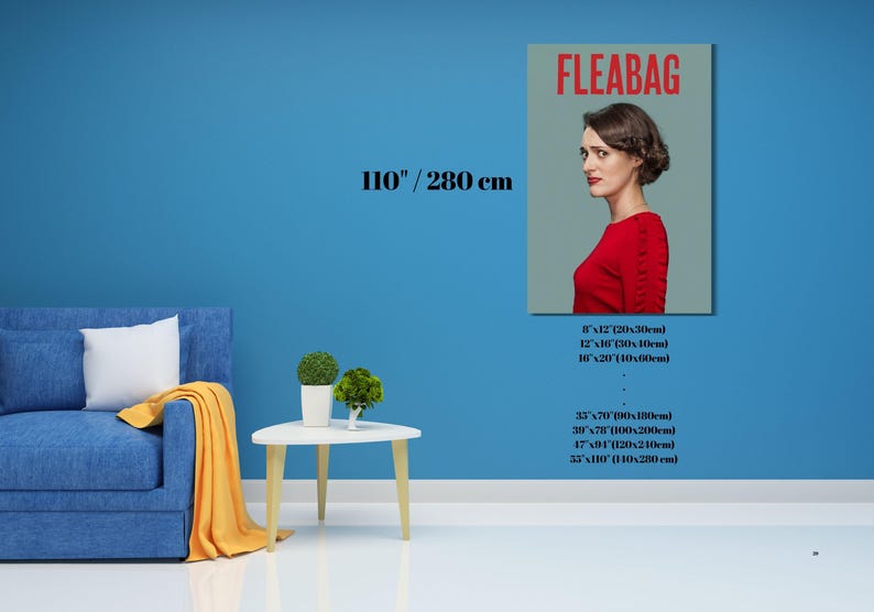 Fleabag TV Show Canvas Poster, Abstract Art Print, Home Wall Decor ...