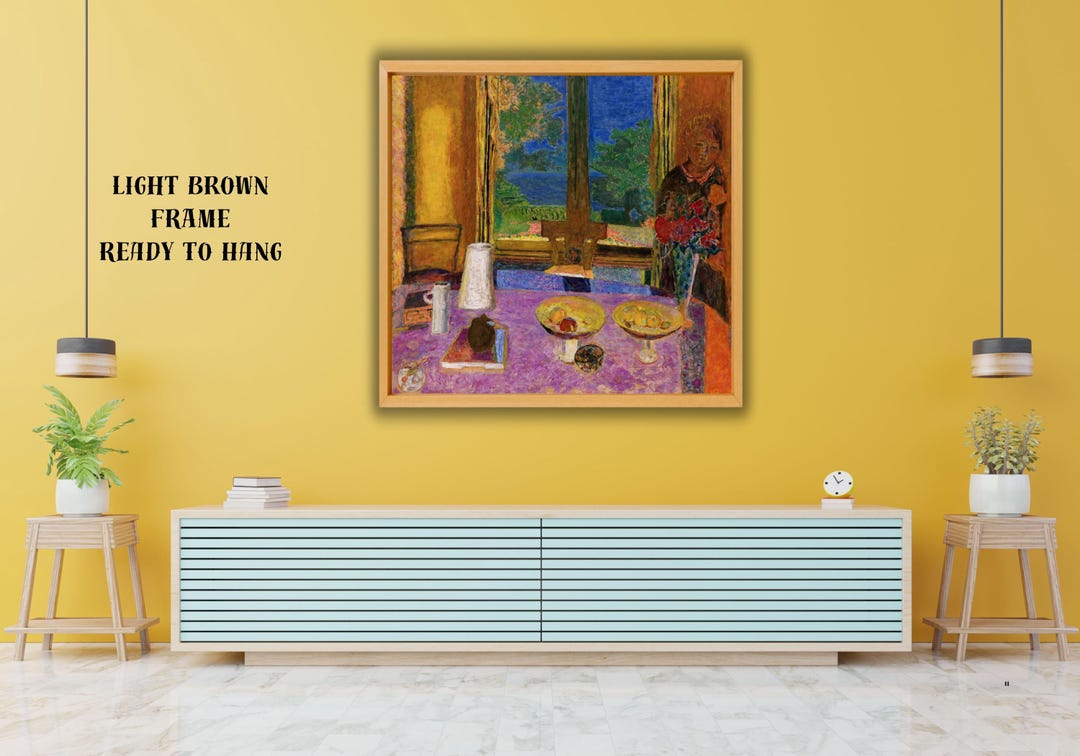 Pierre Bonnard: Dining Room on the Garden Canvas/post Impressionist ...