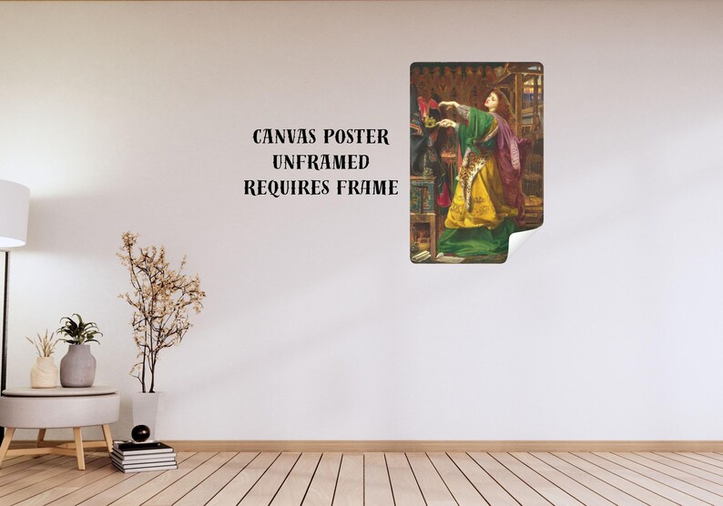 Frederick Sandys Morgan Le Fay Art Print, Gallery Wrapped Canvas - Etsy
