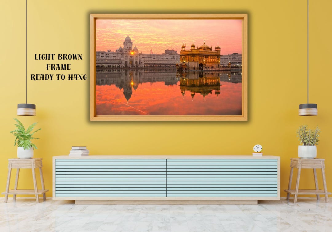 Golden Temple Canvas Print: Harmandir Sahib, Indian Art, Ready to Hang ...