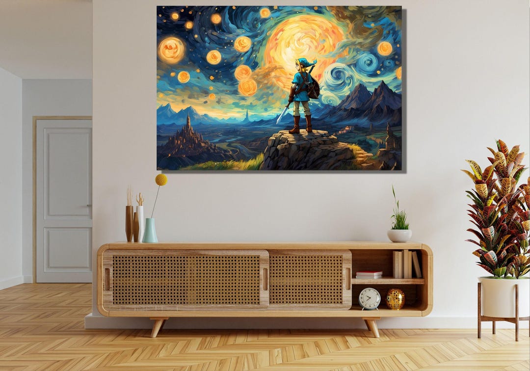 Legend of Zelda Canvas, Link Art Print, Ready to Hang - Etsy