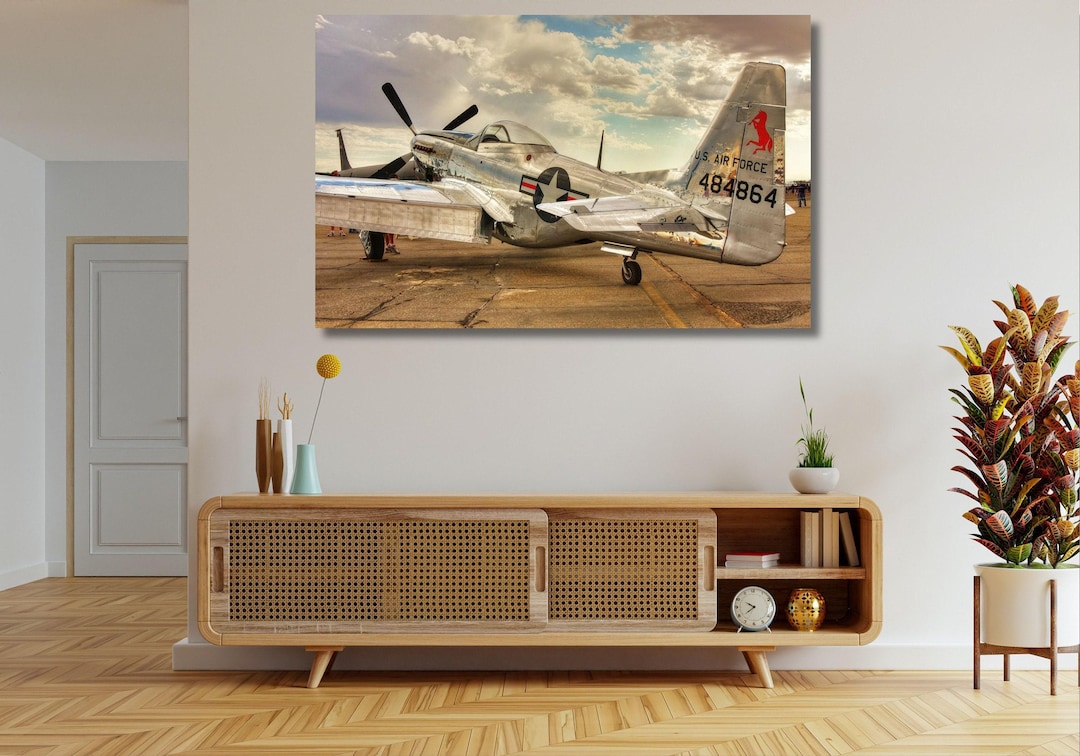 Air Force Plane Canvas Art, Vintage Aircraft Poster, Ready to Hang - Etsy