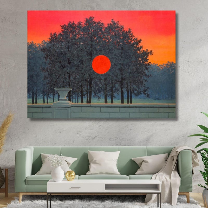 Magritte Banquet Poster - Etsy